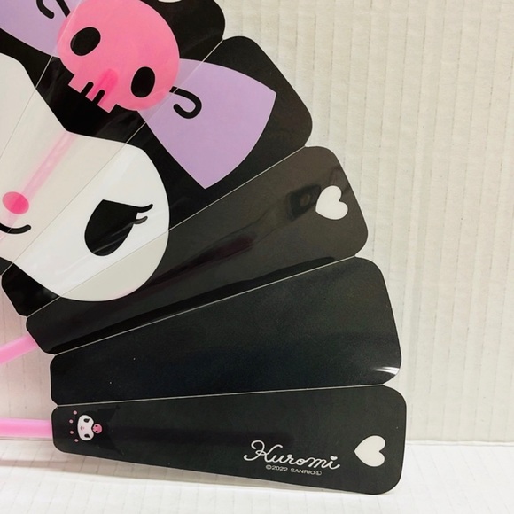 Sanrio | Accessories | Sanrio Kuromi Black Water Folding Fan | Poshmark